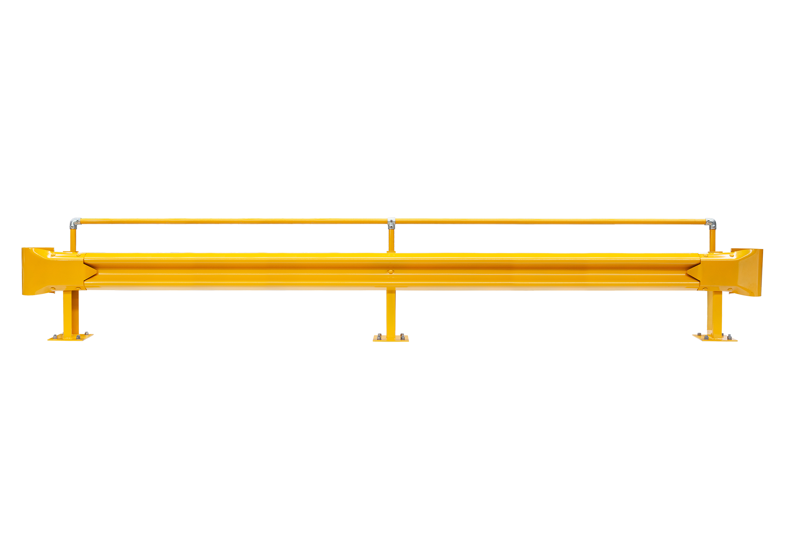 5m Guardrail kit yellow with handrail